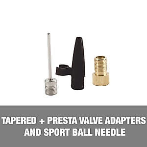 Auto Joe 24V-AJC1-LTE-P1 24-Volt IONMAX Cordless Portable Air Compressor Kit, w/ 2.0-Ah Battery, Charger, Storage Bag, and Nozzle Adapters, Green