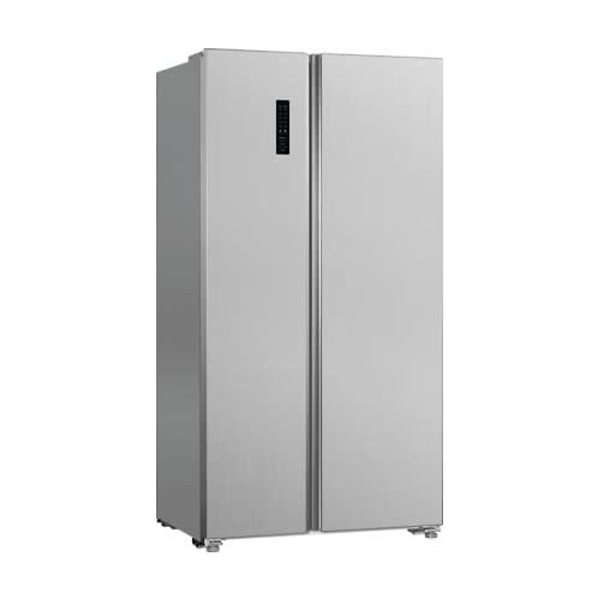 Frigidaire FRSG1915AV 36'' Freestanding Counter Depth Side by Side Refrigerator with 18.8 cu. ft. Capacity, Glass Shelves, Crisper Drawer, Frost Free Defrost, in Brushed Steel