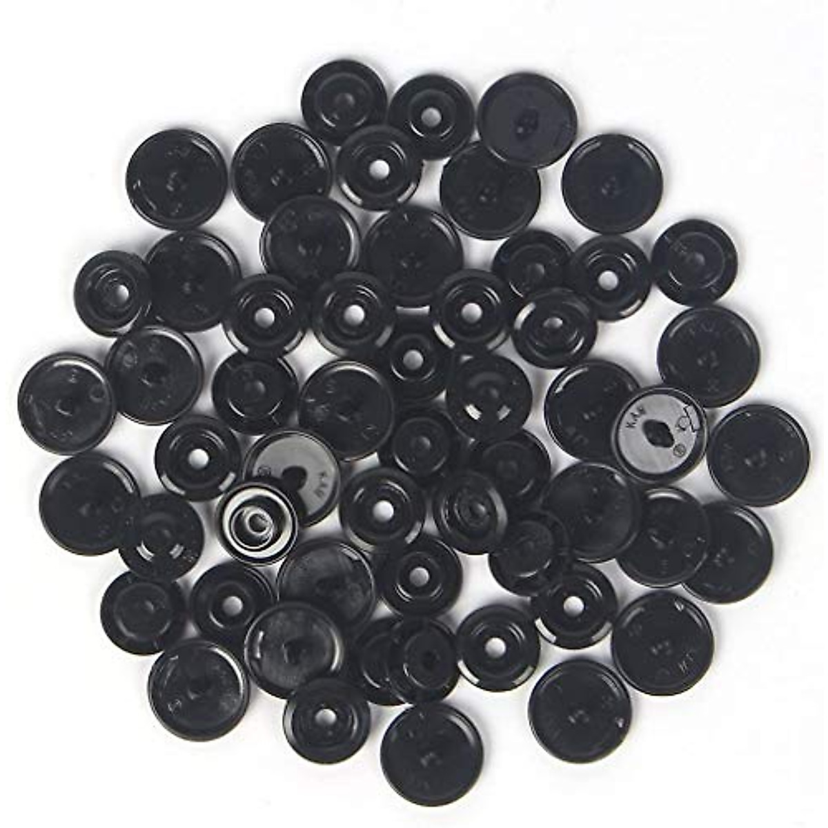 KAM Snaps Buttons + Snap Pliers, Starter Fasteners Kit, 384 Sets 24-Colors, Size 20 T5 KAM Snap Plastic Fasteners Punch Poppers Closures No-Sew Buttons for Crafts Cloth Diaper Bibs