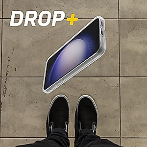 OtterBox Galaxy S23 Symmetry Series Case - CLEAR, ultra-sleek, wireless charging compatible, raised edges protect camera & screen