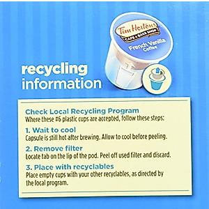 Tim Hortons Single Serve RealCup - French Vanilla Coffee Cups - 12 ct