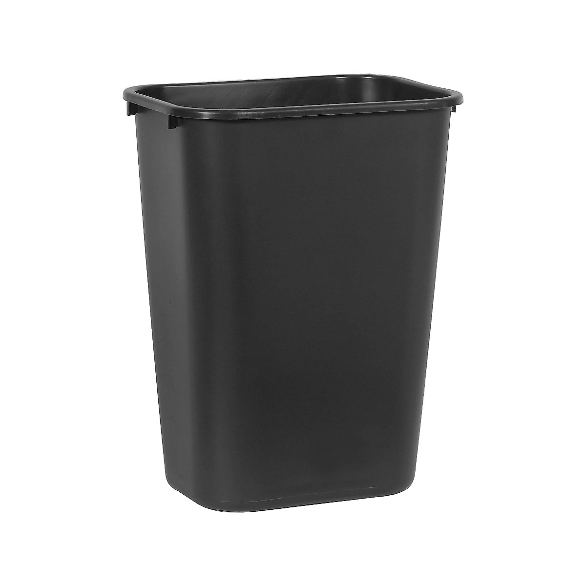 Rubbermaid Commercial Wastebasket Trash Container, 41QT/10.25 GAL, Ideal for Home/Office/Under Desk, Durable, Stackable, Black (FG295700BLA)