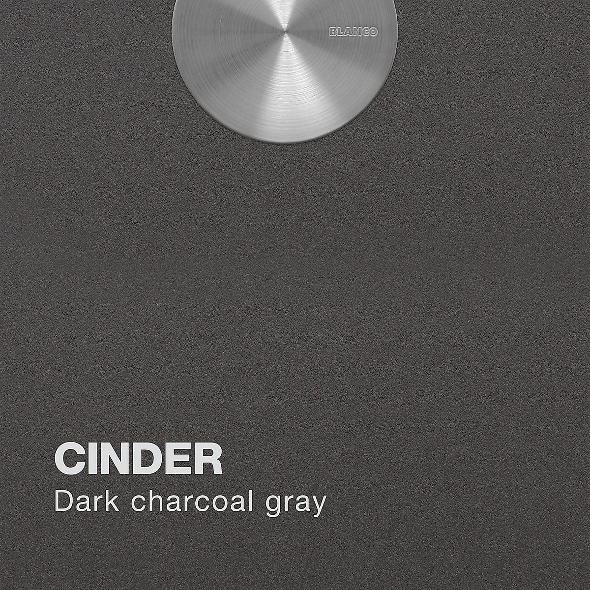 BLANCO 441470 Silgranit II Diamond Equal Double Bowl, Cinder, 9.50 x 19.24 x 32.00 inches