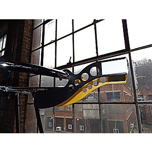 NAHANCO BRDCB Large Stockroom Rail Dividers with Curvy Body, Black (Pack of 25), 19"