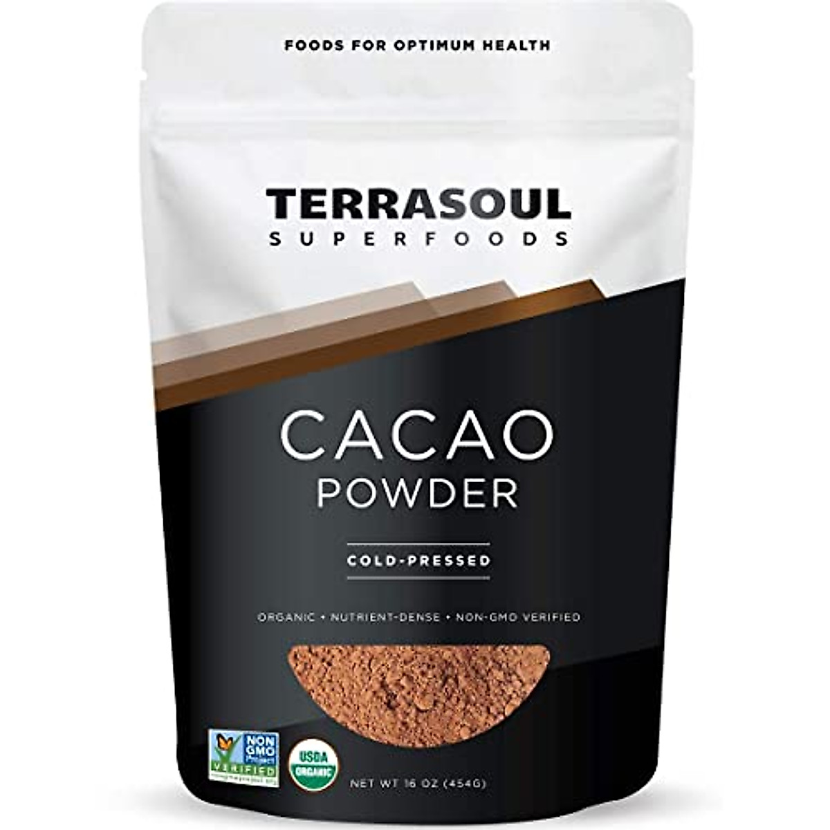 Terrasoul Superfoods Raw Organic Cacao Powder, 2 Lbs (2 Pack) - Raw | Keto | Vegan