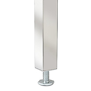 Alera 45 by 24 by 29-1/2-Inch Single Pedestal Steel Desk, Walnut