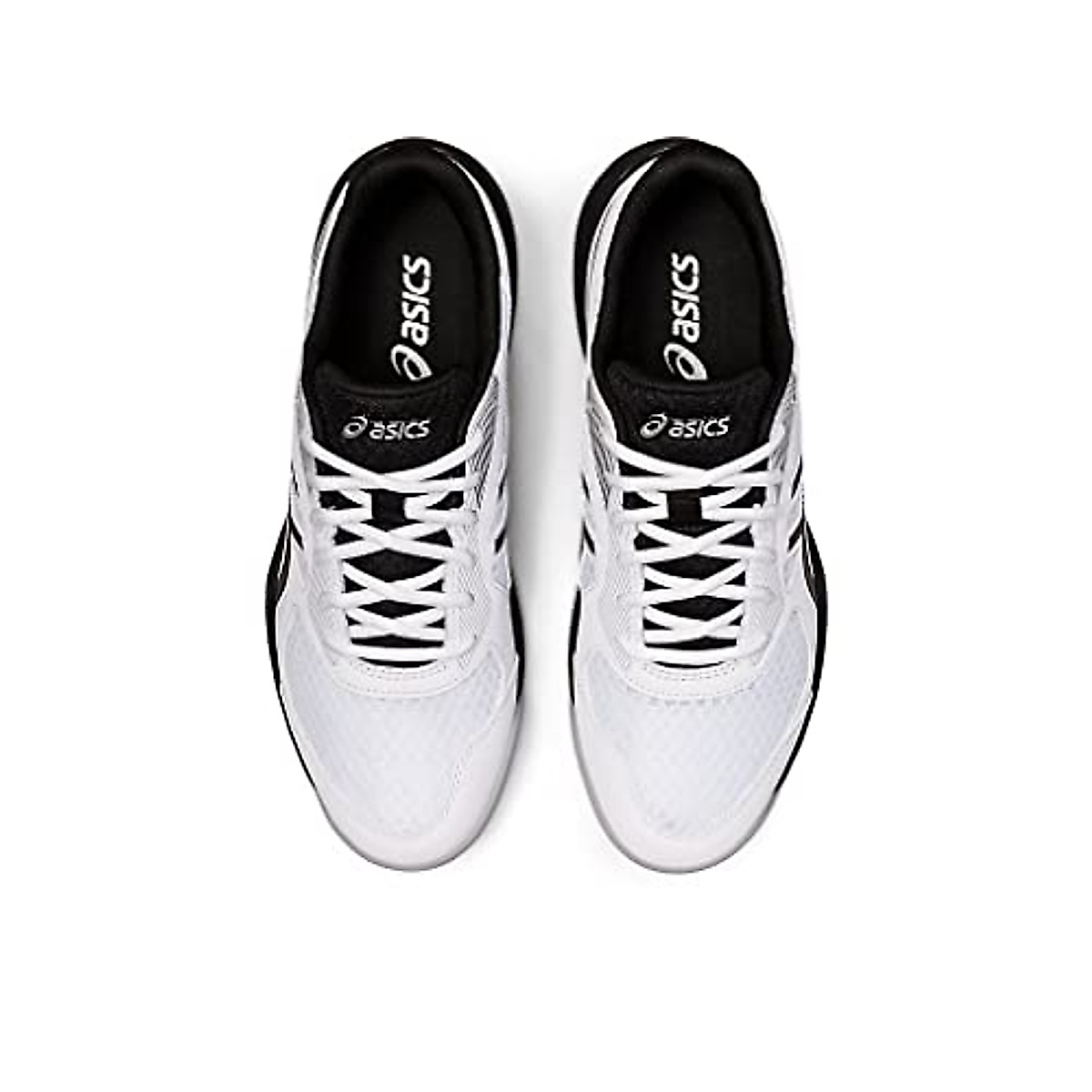 ASICS Men's Upcourt 5 Volleyball Shoes, 9, White/Gunmetal