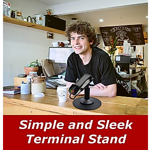 DCCStands Pax A35 Low Freestanding Swivel and Tilt Stand with Round Plate