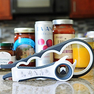 EasyTwist Jar Opener: Maxracy Effortless Lid Opening for Weak Hands & Arthritis | Versatile Bottle Opener | Jar Openers & Bottle Openers