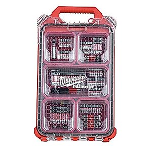 MilwaukeeTool 48-32-4082 Impact-Duty Alloy Steel Driver Bit Set with PACKOUT Case (100-Piece)