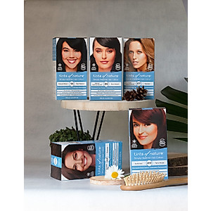 Tints of Nature 4C Medium Ash Brown Permanent Hair Dye, Nourishes Hair and Covers Greys, Ammonia-Free, 130ml