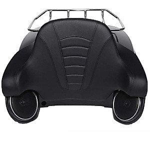 WOWTK King Tour Pack 6.5" Rear Speakers Pod Kit fits for Harley Touring Electra Glide, Street Glide, Ultra Limited, Road Glide Ultra and Tri Glide Models 2014-2023,Chrome