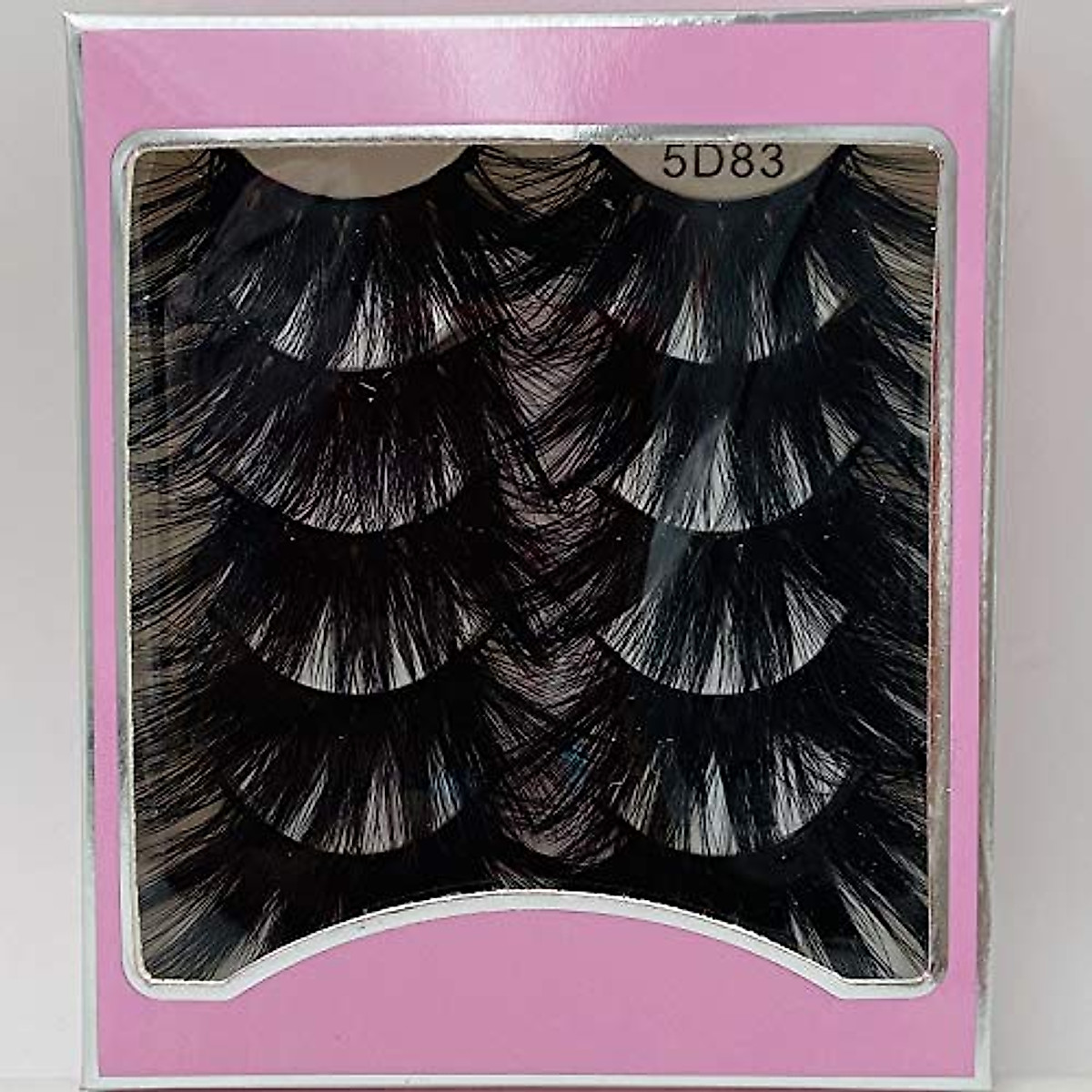 HBZGTLAD NEW 5Pair Fluffy Lashes 25mm 3d Mink Lashes Long Thick Natural False Eyelashes Lashes Vendors Makeup Mink Eyelashesa(5D83)