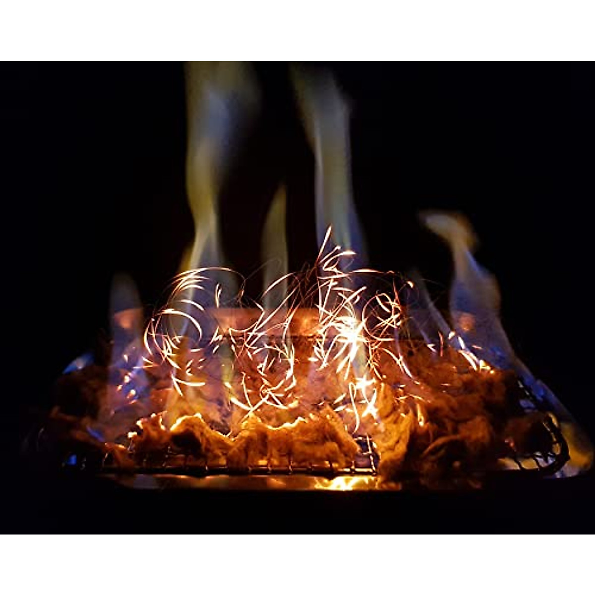 BENJOY Ultimate Fire Wire! 4g(0.14oz) - Ember Effect, Neon Glowing Metal Fiber for Bio Ethanol, Gel Fuel, Natural Gas Fireplace and Ventilation Gas Log Set