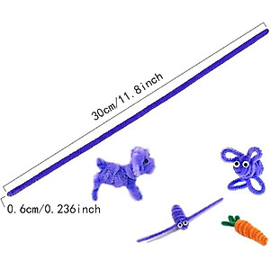 450 Pcs Pipe Cleaners, Which Includes 100Pcs Pipe Cleaners Craft,150Pcs Googly Eyes Self Adhesive and 200Pcs Pompoms for Arts and Crafts for Kids Ages 8-12