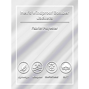 TACVASEN Mens Jackets Casual Stylish Varsity Jackets for Men Fashion Men's Windproof Bomber Jackets Mens Lightweight Jackets Track Jacket Men White M