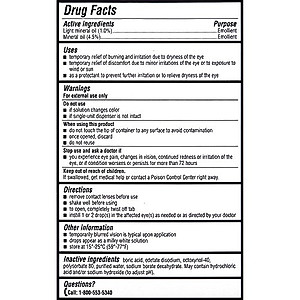 Eye Drops by Bausch & Lomb, Lubricant Relief for Dry Eyes, Soothe XP, Preservative Free, Single Use Dispensers, 0.3 mL, 30 Count