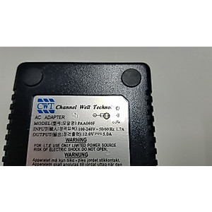 AC Adapter PAA060F Output: 12V 5A, 60W, W/Power Cord
