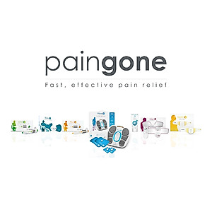 Paingone Easy - Relief At The Touch of A Button - Wireless & Wearable TENS Device for Fast, Effective Pain Relief - Great for Pain on Arms, Legs, Shoulders, Back, Hips, and Other Larger Body Parts