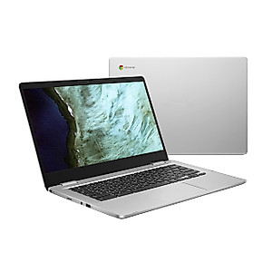 SHOXLAB New ASUS_Chrome.Book Laptop Convertible PC Computer, 14" HD, Intel Celeron N3350, 4GB RAM, 64GB eMMC, Webcam, WiFi, Bluetooth 5.0, 8h Battery Life, Chrome.OS (4GB RAM | 64GB Storage)