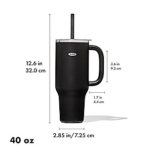 OXO Strive XL Tumbler with Handle – 40 oz. – Onyx