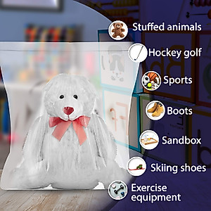 Clearly Elegant { 4 MILL } - EXTRA THICK Large Roaster Food Storage reclosable Bag, '' 5 Gallon Big Strong Clear HEAVY Plastic Bags, Easy Open & Close, Mil 18' x 24', 10 Pack