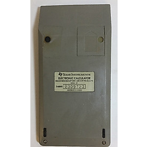 Texas Instruments Ti-55 III Texas Instruments Programmable Constant Memory Battery Operated Electronic Calculator (Recommended Battery: Use 2 of Rw-82, A-76, or Normal Standard Size Button Batteries)