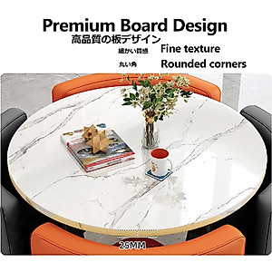 Office Reception Room Club Table and Chair Set, Space-Saving Conference Table Dining Table, Dining Table and Chair Set Office Meeting Room Reception Negotiation 1 Table 4 Chairs for Family Apartment (