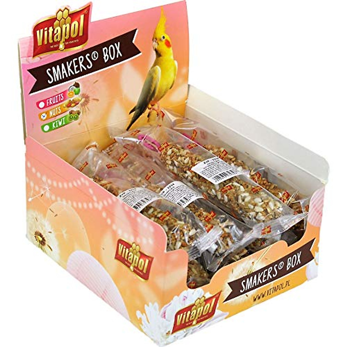 A&E Cage Smakers Treats Sticks Cockatiel, Nut - 12 Piece