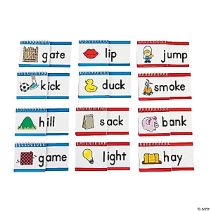 Fun Express Word Family Spiral Flip Books (37 Pieces) Language Teaching Aids and Classroom Supplies