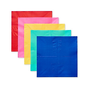 American Greetings Rainbow Party Supplies for Fathers Day, Graduation, Birthdays and All Occasions, Multicolor Lunch Napkins (50-Count)
