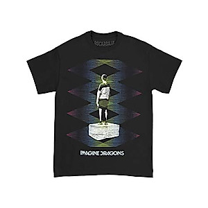 Bravado Men's Imagine Dragons Zig Zag T-Shirt , Black , Medium
