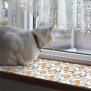 FIFTY FEET 12X120 Inch Shelf Liner for Kitchen Cabinets, PVC Drawer Liner for Dresser Non-Slip Bathroom, Non-Adhesive Cabinet Liner Washable (Yellow Floral)(1 Roll)