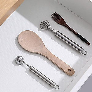 Ninofire Shelf Liner, Non-Slip Drawer Mat, No Odor Cabinet Drawer Liner, Waterproof Non-Adhesive EVA Cupboard Pad, Washable Refrigerator Mat, Oil-Proof for Kitchen Storage Desks (11.8 in * 10' ft)