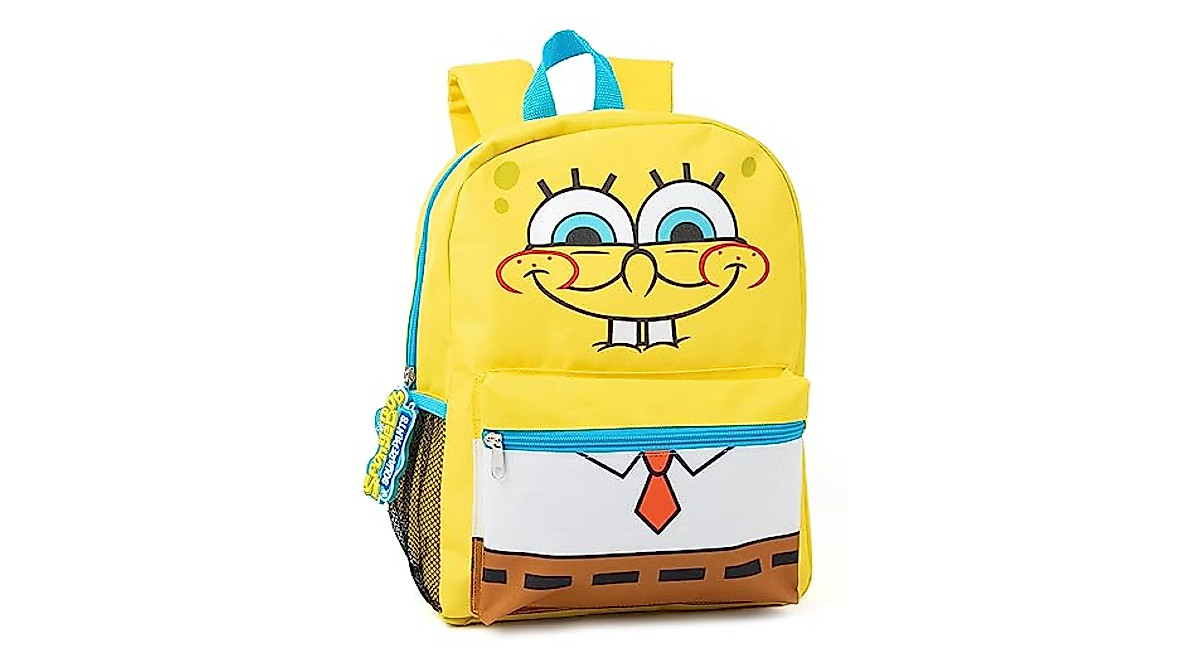 SpongeBob Kids 4-Pc School Backpack Set w/ Lunch Box