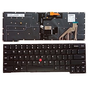 Laptop Replacement US Layout with Pointing with Backlight Keyboard for Lenovo Thinkpad X1 Carbon Gen 2nd 2014 20A7/20A8 0C45137 0C45081 01AX410