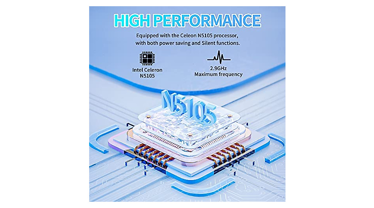 ZWYING 16-inch High-Performance Laptop with Windows 11 Pro & Office 2019