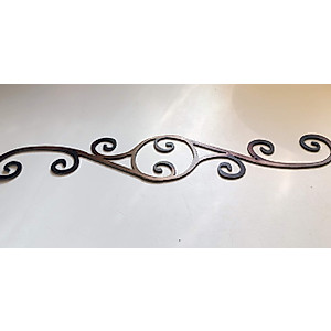 Decorative Scroll 12" or 24" Metal Wall Art Decor