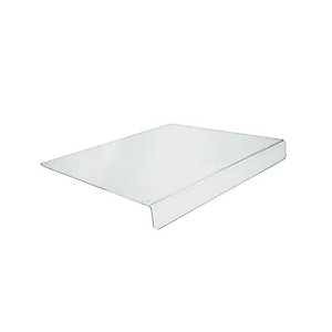 Acrylic Cutting Board for Kitchen with Lip, Non Slip cutting board (Clear Acrylic) by Wexbi, 24 x 18 inch