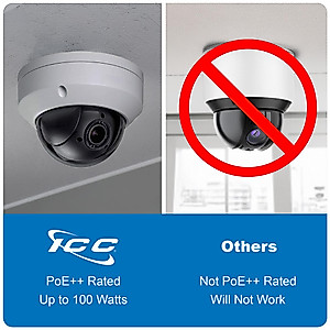 ICC Cat6e CMR Riser 1000ft - UTP 23AWG, 100% Solid Pure Copper, Unshielded, Bulk Ethernet Cable, PoE++, 600MHz, Reelex Pull Box, UL Certified, RoHS, TAA and NEC Compliant, Blue