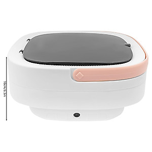 Portable Washing Machine, 12L Mini Foldable Washer with 3 Modes Deep Cleaning for Underwear Small Items Apartment Dorm RV Travel laundry (Pink, 12L)