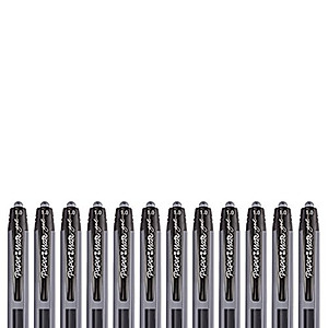 Paper Mate Gel Pens, Bold (1.0mm), Black, 12 Count