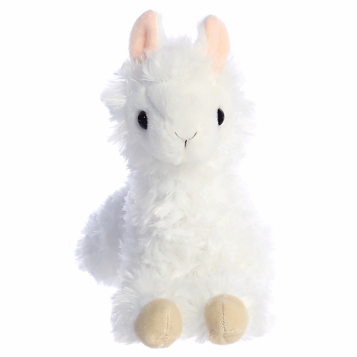 Aurora® Adorable Mini Flopsie™ Ansy Alpaca™ Stuffed Animal - Playful Ease - Timeless Companions - White 8 Inches