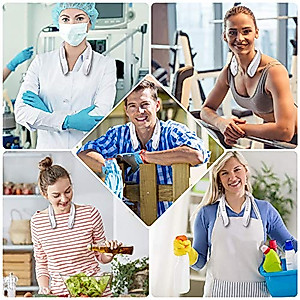 portable Neck Fan, Rechargeable Bladeless Neck Fan use 7-35hours, hand free Wearabl Personal Neck Fan long lasting, Cooling Neck Fan 3 Speeds, for Travel, Outdoor works, Kichten ,Office,Sports(White)