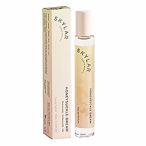 Skylar Honeysuckle Dream Eau de Parfum - Hypoallergenic & Clean Perfume for Women & Men, Vegan & Safe for Sensitive Skin - Floral Perfume with Notes of Pear, Honeysuckle & Lily - 10mL /0.33 Fl oz