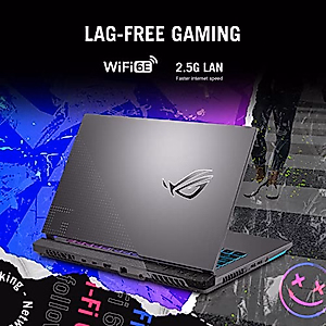 ASUS ROG Strix G15 (2022) Gaming Laptop, 15” 16:10 FHD 144Hz, GeForce RTX 3050, AMD Ryzen™ 7 6800H/HS, 16GB DDR5, 512GB PCIe SSD, Wi-Fi 6E, Windows 11, G513RC-ES73, Eclipse Gray