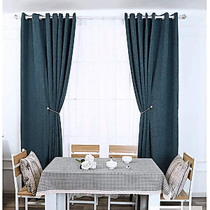 AINAAN 2 Packs Magnetic Curtain Tiebacks Unique Wooden Balls for Home Office Kitchen Sheer Blackout Panels, Light purple