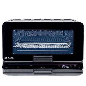 GE Profile Smart Oven with No Preheat ӏ 11-in-1 Countertop Oven ӏ Large-Capacity Countertop Oven ӏ Black