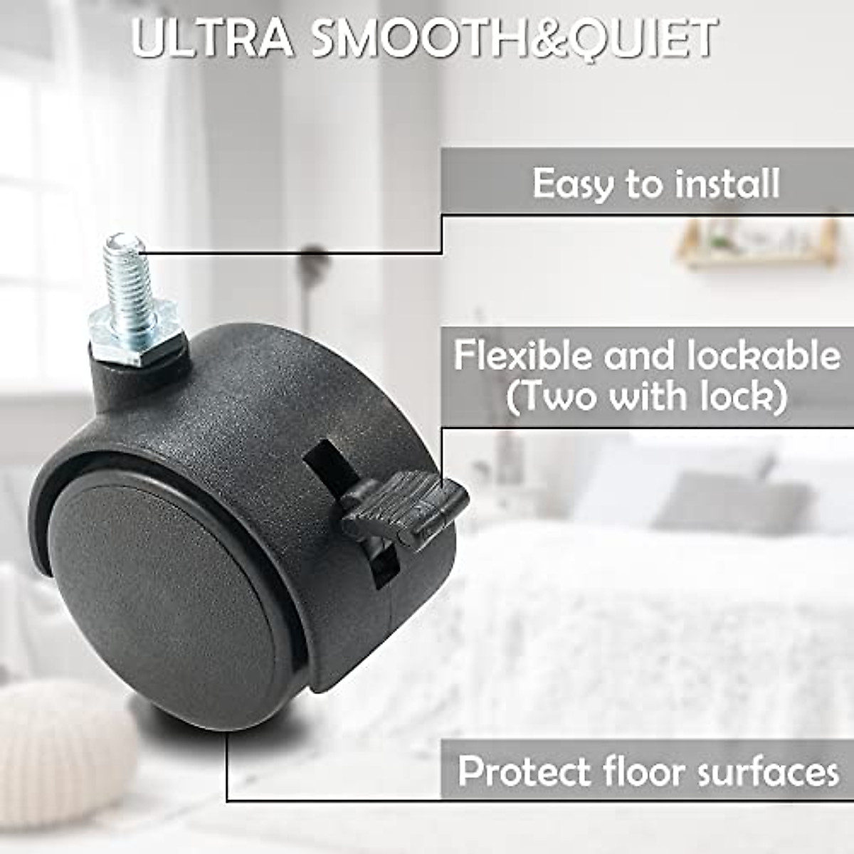 Spurgehom 6FT Single Panel Rolling Room Divider, Partition Privacy Screens with Wheels, Freestanding Fabric Room Panel, Portable Wall Divider for Office, Room,Restaurant, Hospital (Black)