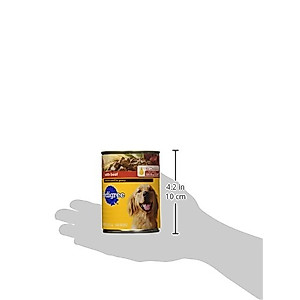 PEDIGREE CHOICE CUTS IN GRAVY Adult Canned Soft Wet Dog Food with Beef, 13.2 oz. Cans 12 Pack